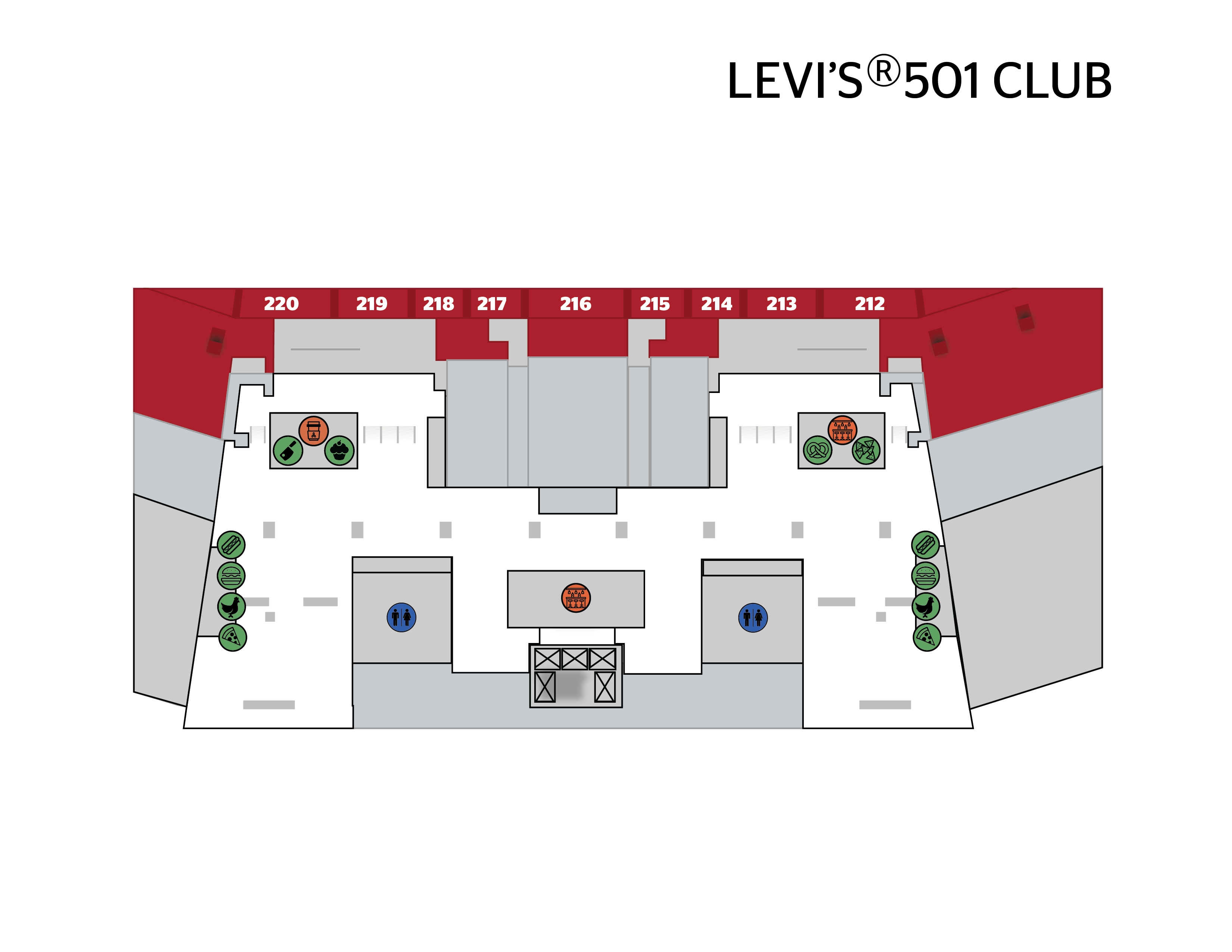 Levi Stadium Gate Map